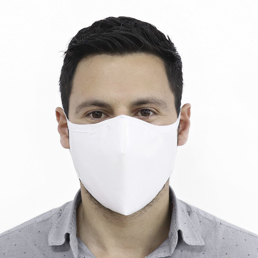 Maske Hvit - uten logo - Lycon - for private